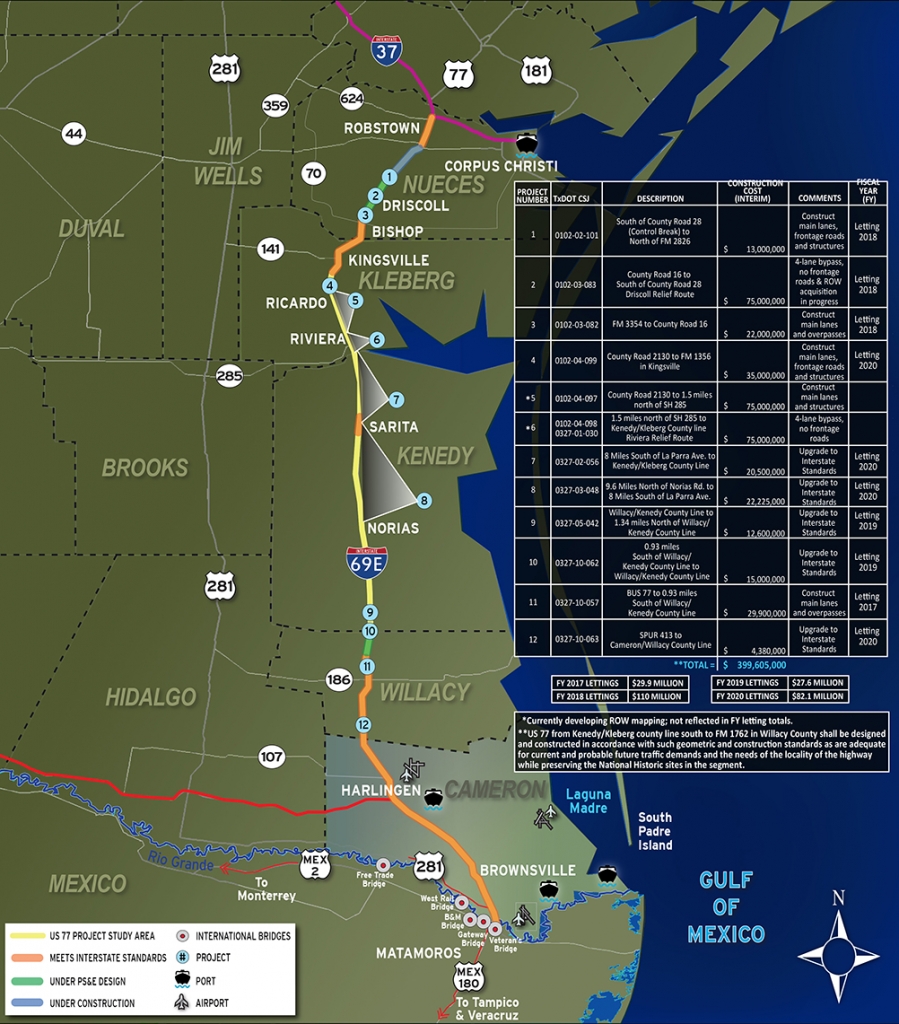 US77_Interim_11x17_Map_041017 - Cameron County Regional Mobility Authority