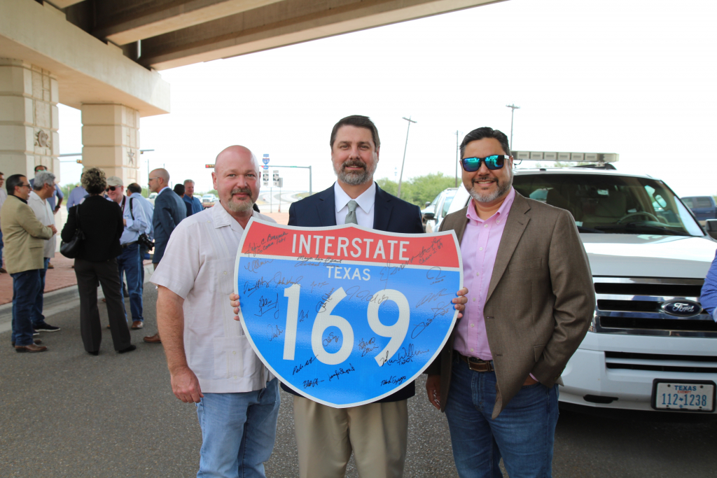 I-69 Sign Unveiling Ceremony - Cameron County Regional Mobility Authority